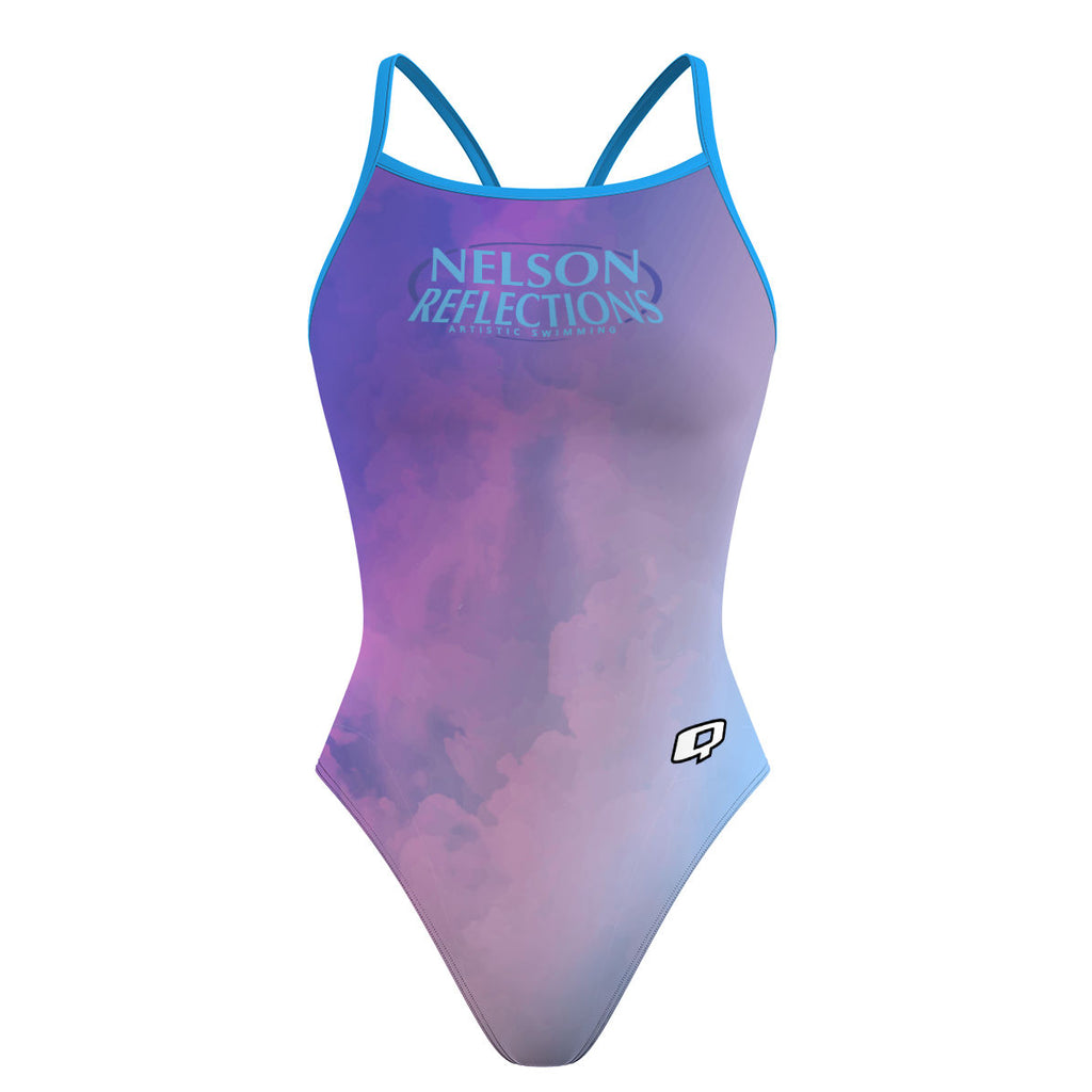 Nelson Reflections - Skinny Strap Swimsuit – Q Team Store