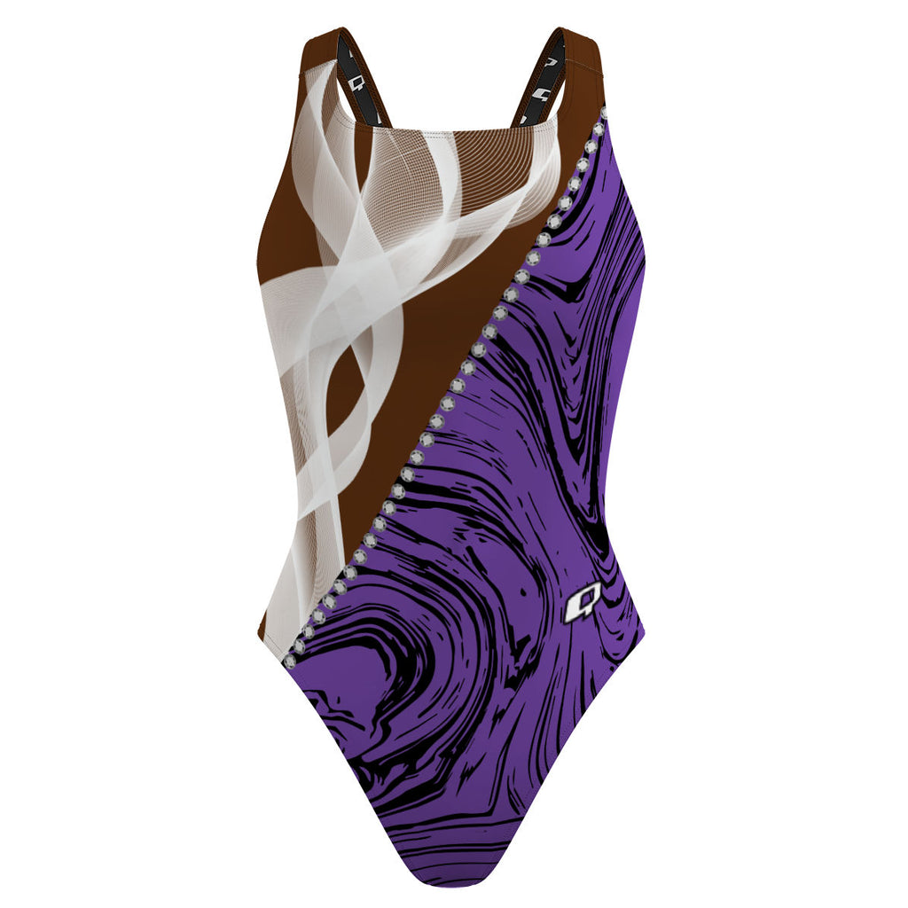 Nelson Reflections 3 - Classic Strap Swimsuit – Q Team Store