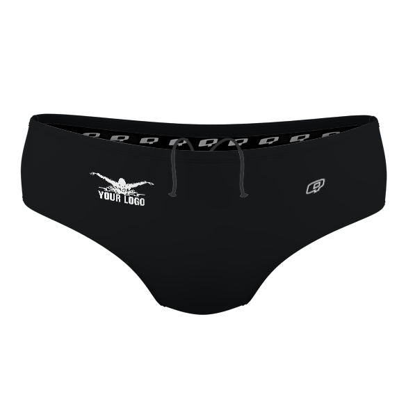 Hip Logo - Solid Classic Brief Swimsuit – Q Team Store