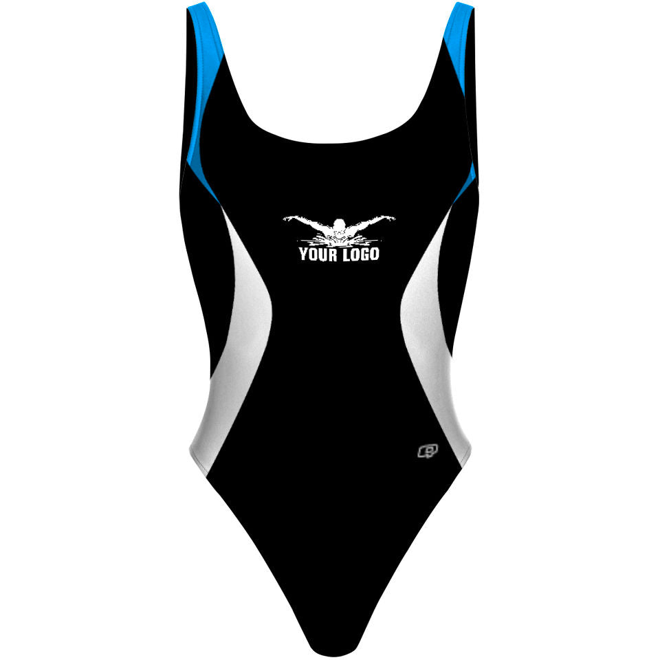 Ribbon (3 colors) - High Hip One Piece Swimsuit – Q Team Store