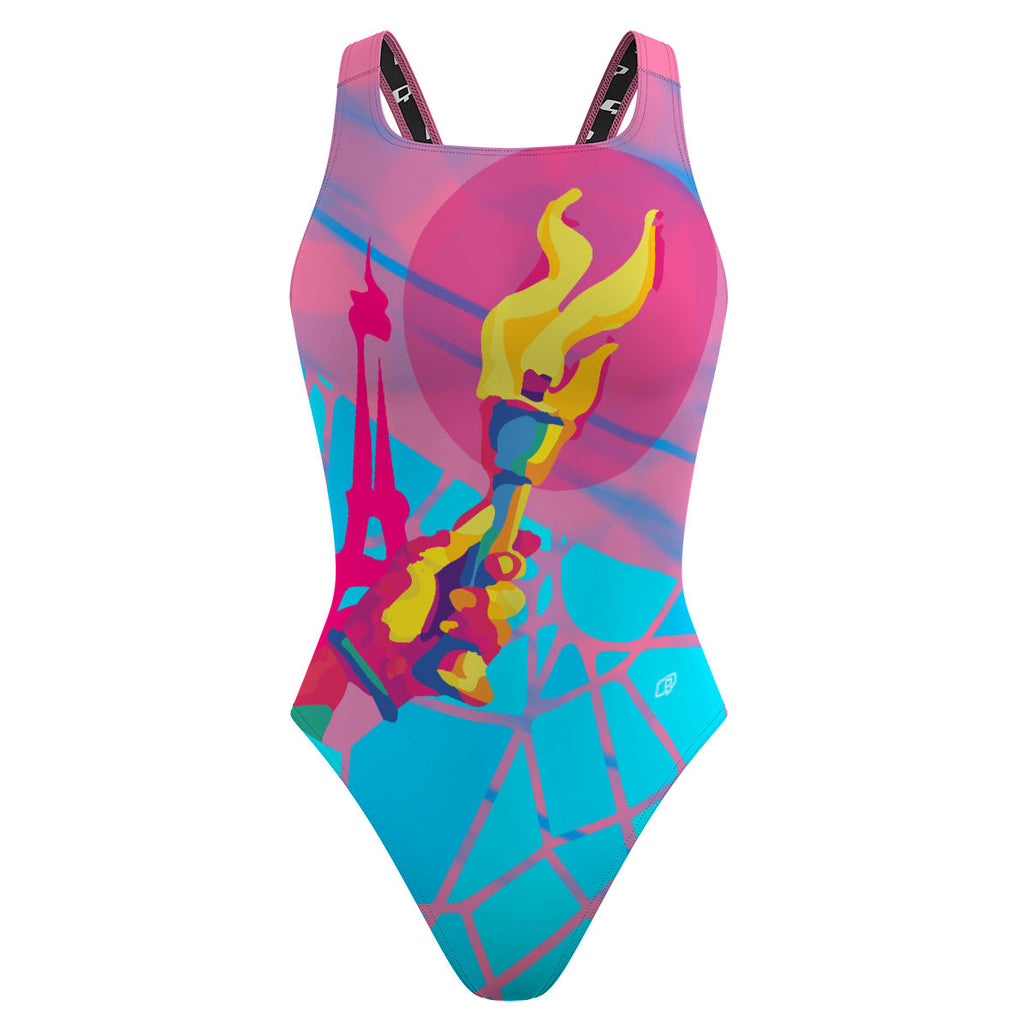 Paris 2024 - Classic Strap Swimsuit – Q Team Store