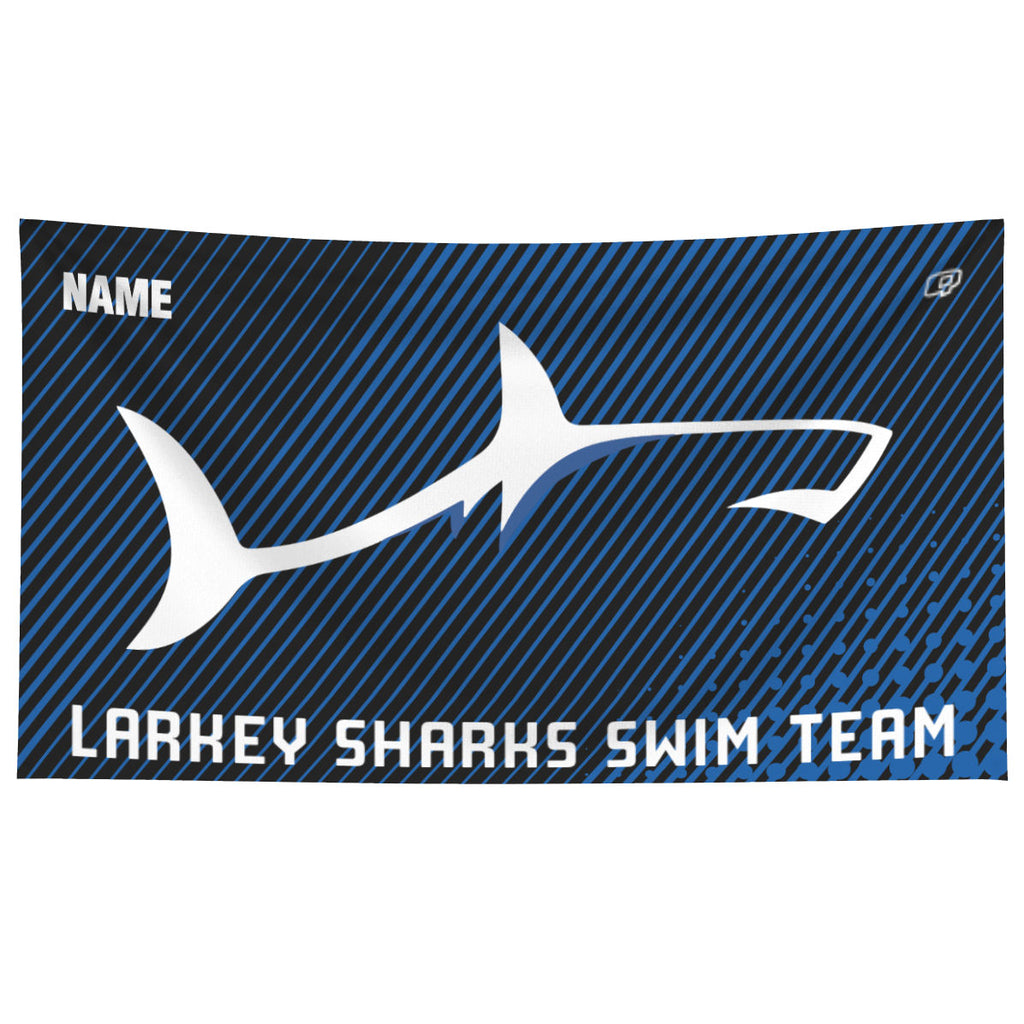 LARKEY SHARKS- Microfiber Swim Towel – Q Team Store