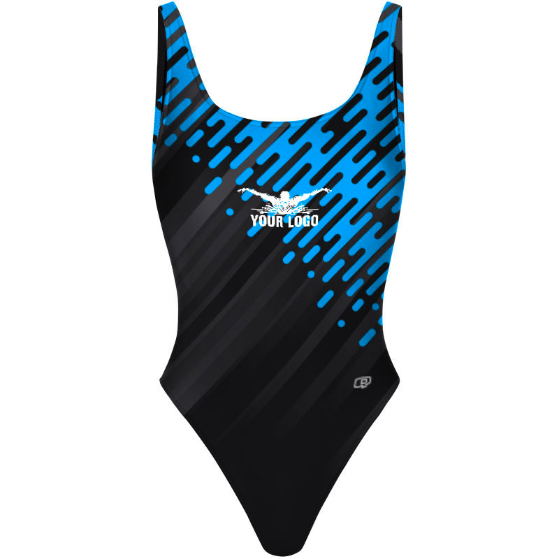 Capsule (2 colors) - High Hip One Piece Swimsuit – Q Team Store