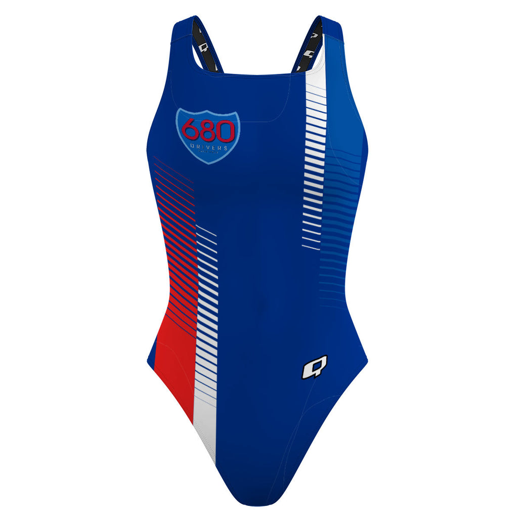 680 Drivers - Classic Strap Swimsuit – Q Team Store