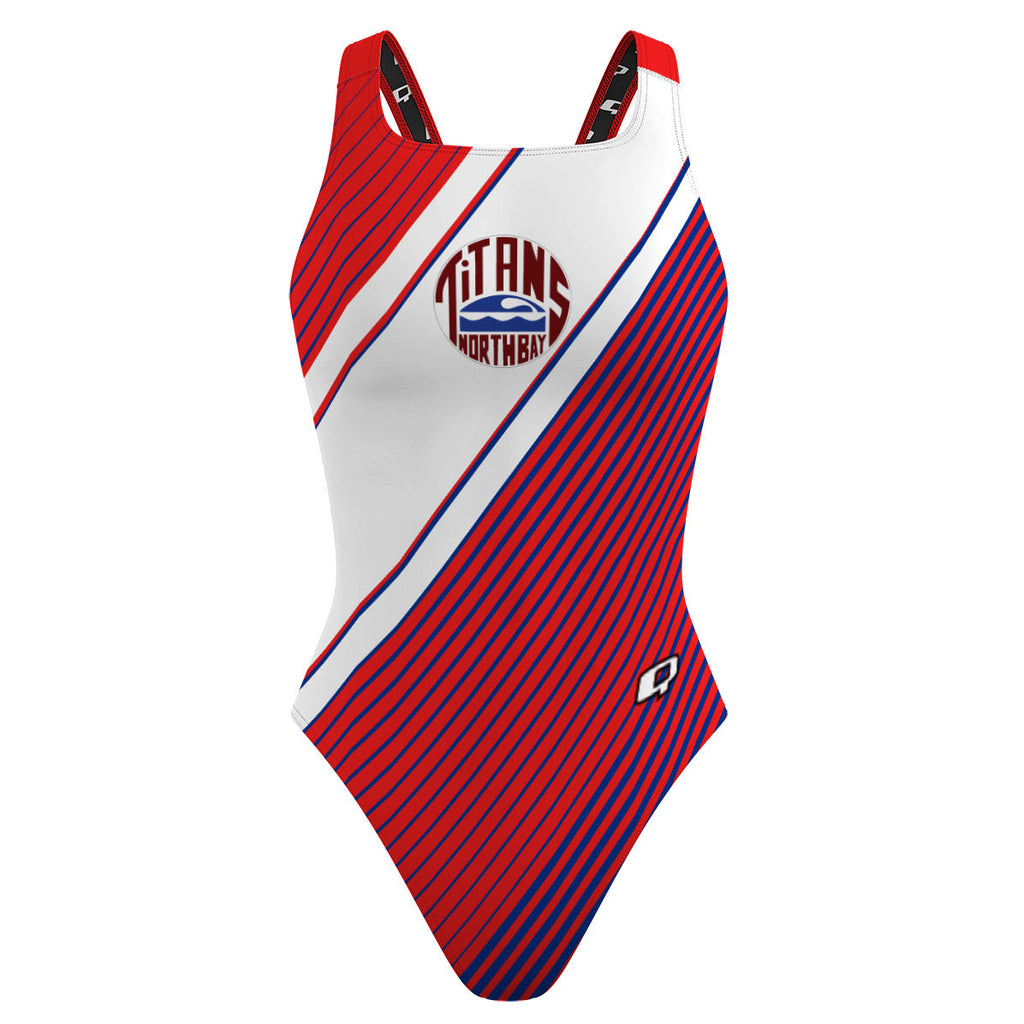 North Bay Titans - Classic Strap Swimsuit – Q Team Store