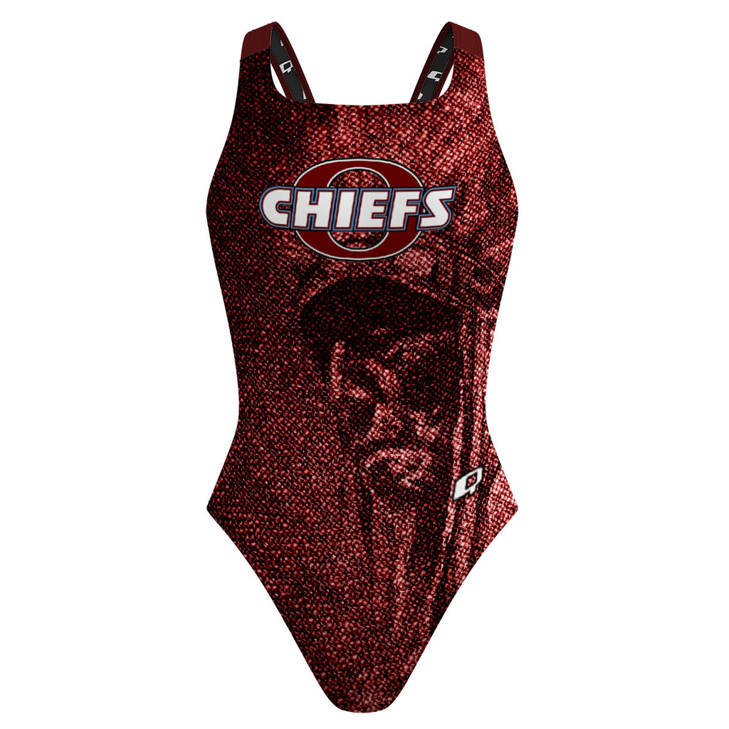 Okemos Chiefs - Classic Strap Swimsuit – Q Team Store